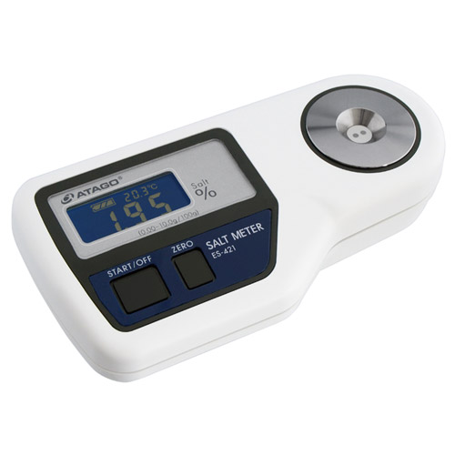 Salt testing methods for food, industrial and environmental use